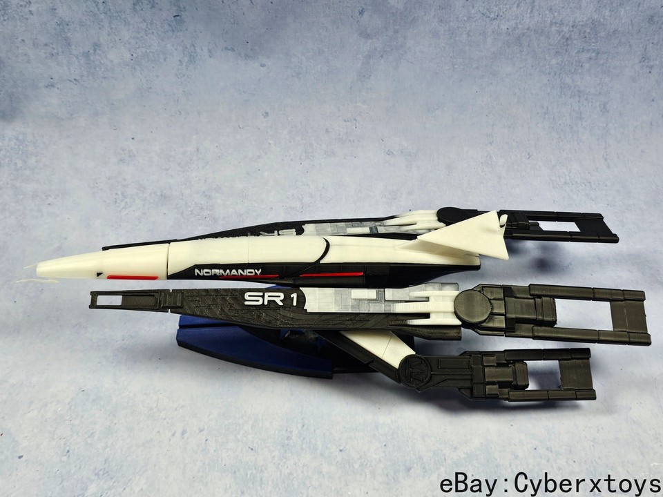 MASS EFFECT SSV Normandy 【 SR1 】Spaceship Painted Model 3D Print | eBay