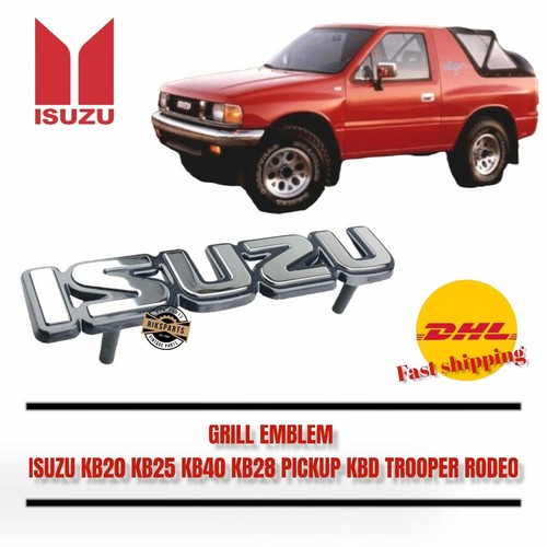 GRILL EMBLEM Isuzu KB20 KB40 KB25 KB28 KBD Trooper RODEO GENUINE | eBay