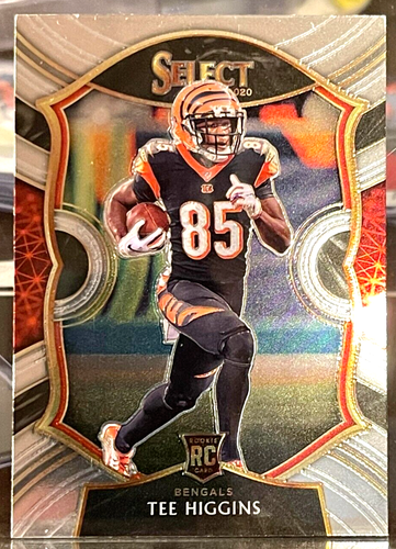 TEE HIGGINS ROOKIE CARD 2020 PANINI SELECT CONCOURSE CINCINNATI BENGALS ...