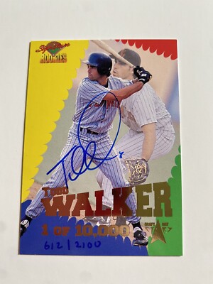 Todd Walker 1995 Signature Rookies Draft Day Auto Card # DD4 | eBay