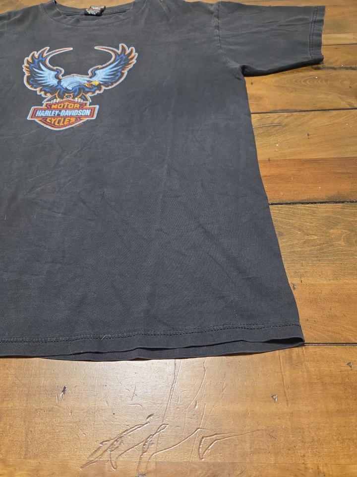 Vintage 90s Harley Davidson Motex Worcester England Shirt Holoubek Mens ...