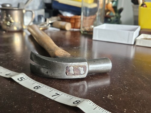 VINTAGE STANLEY No.11 ADZE PLAIN FACE CLAW HAMMER 7oz. | eBay