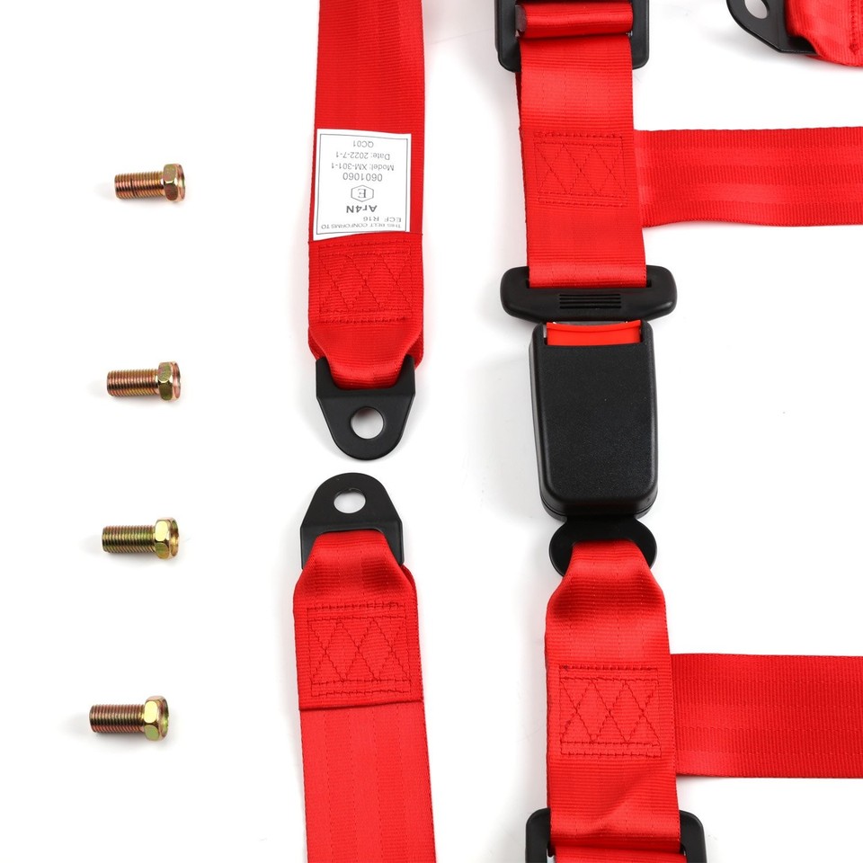 2INCH UNIVERSAL 4 POINT BUCKLE RACING SEAT BELT HARNESS FOR Can-Am X3 ...