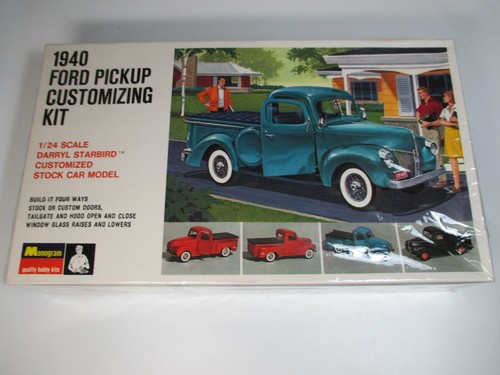 VINTAGE 1966 Monogram "1940 Ford Pick-up" Kit UNBUILT!! 1/24 | eBay