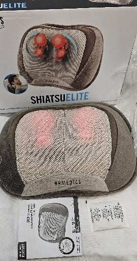 HoMedics Shiatsu Elite Vibration And Massage Pillow With Heat, SP-100HA ...