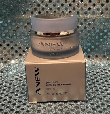 AVON Anew Perfect Eye Care Cream ~ Spf 15 ~ .5oz, NEW Old Stock | eBay