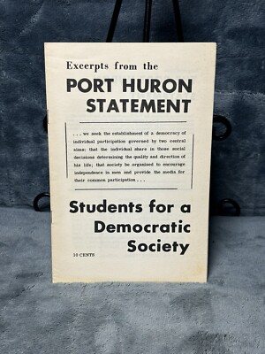 The Port Huron Statement Hayden, Tom 1966 | eBay