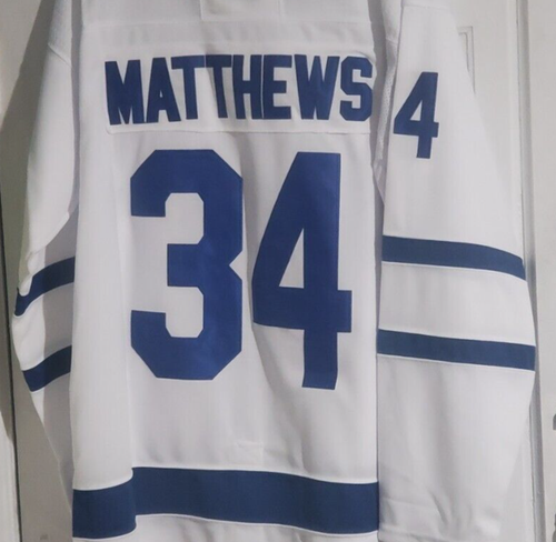 Toronto Maple Leafs Auston Matthews White Away Jersey Size 54, XL | eBay