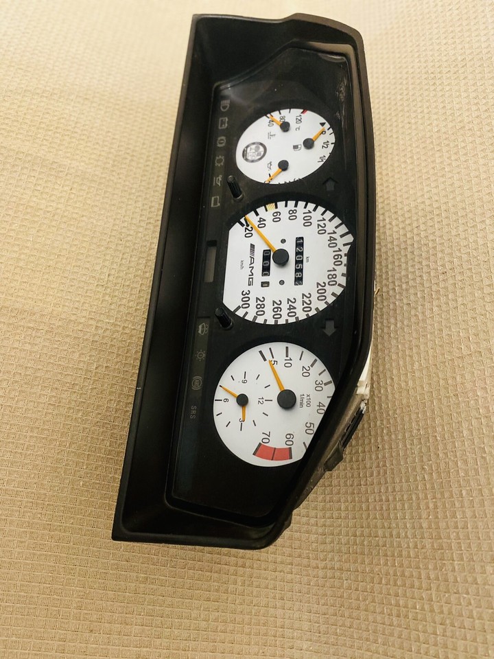 AMG Remanufactured Mercedes AMG W124 Speedometer Instrument Cluster 300 ...
