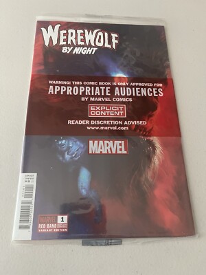 Werewolf by Night #1 Red Band Variant Cover (in poly bag) Marvel Comics ...