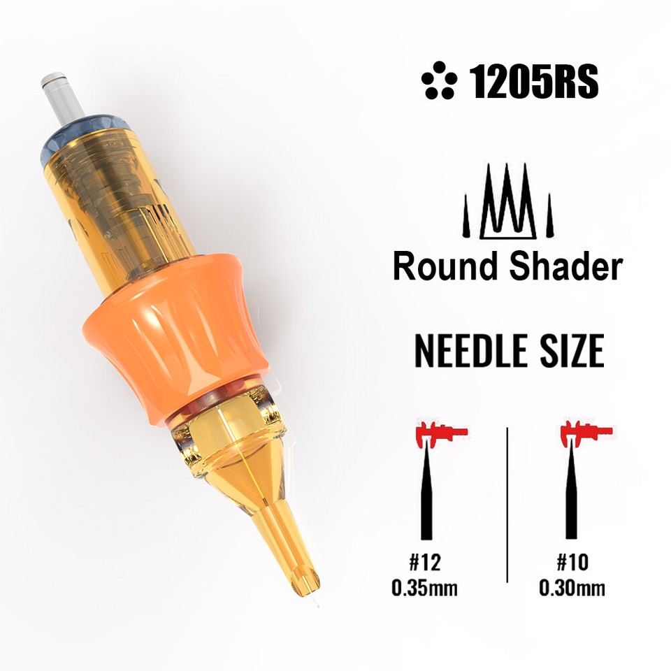 10-100Pcs Premium Professional Sterile Tattoo Cartridge Needle Shader ...