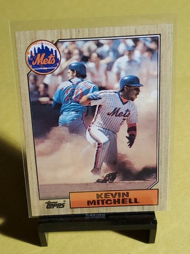 1987 Topps New York Mets Baseball Card #653 Kevin Mitchell Rookie | eBay