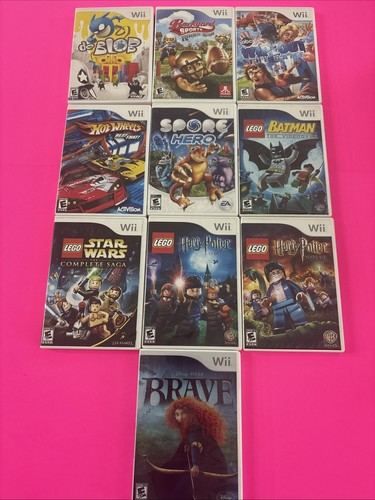 Nintendo Wii (10) Game Lot ALL Complete in Box (1v) | eBay
