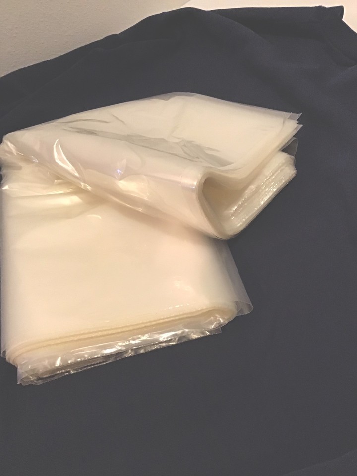 100- 21” X 21” Open Flip Top 2 MIL Clear Plastic Poly Bags Product ...