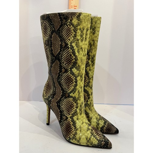 Katy Perry The Revival Boot Sea Kelp Multi Snake Print Stiletto Heel ...