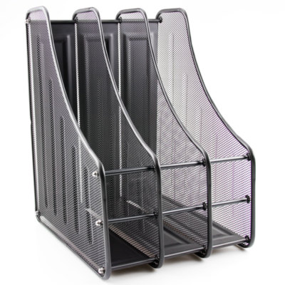 Magazine Holder File Document Letter Organiser Storage Office Desk Rack ...