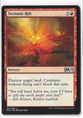 MTG Tectonic Rift Core Set 2019 (M19) Uncommon Magic Card #162/280 ...