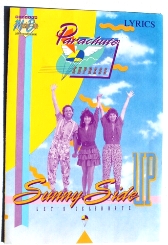 VINTAGE Sunny Side Up Parachute Express 1998 Disney Lyric Sheet Only NO ...