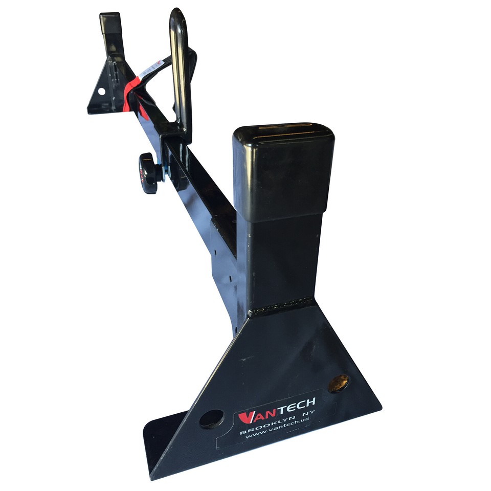 Vantech 3 Bar Black ALUMINUM Ladder Roof Rack System w/ROLLER (HIGH ...