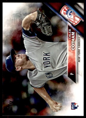 2016 TOPPS RC #530 CALEB COTHAM NEW YORK YANKEES | eBay