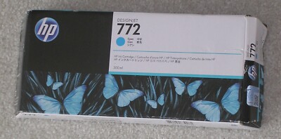 2022 Genuine HP 772 Cyan 300ml Ink Cartridge CN636A Z5200 Z5400 ...