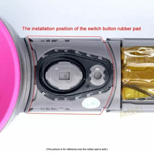 OEM Switch Button Rubber Pad Part 110V/220V for Dyson Hair Dryer HD01 ...