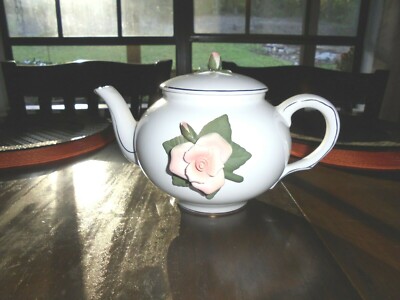 TELEFLORA GIFT PORCELAIN TEA POT | eBay
