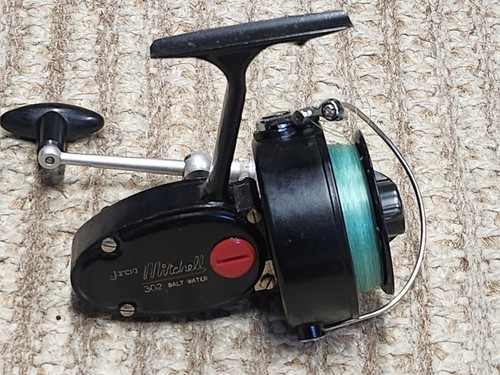Vintage ** GARCIA MITCHELL 302 SALT WATER ** Spinning Reel ** MINTY | eBay