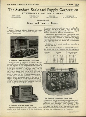1924 PAPER AD The Standard Scale & Supply Streeter Amet Recording Coal ...