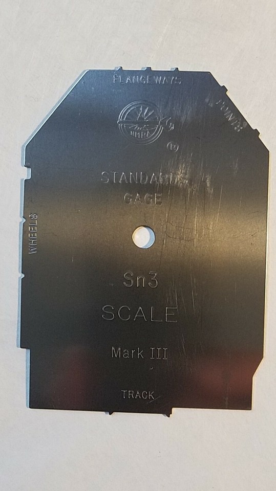 Sn3 Scale NMRA Standards Gauge - Track & Wheels Gauge - Model Trains ...