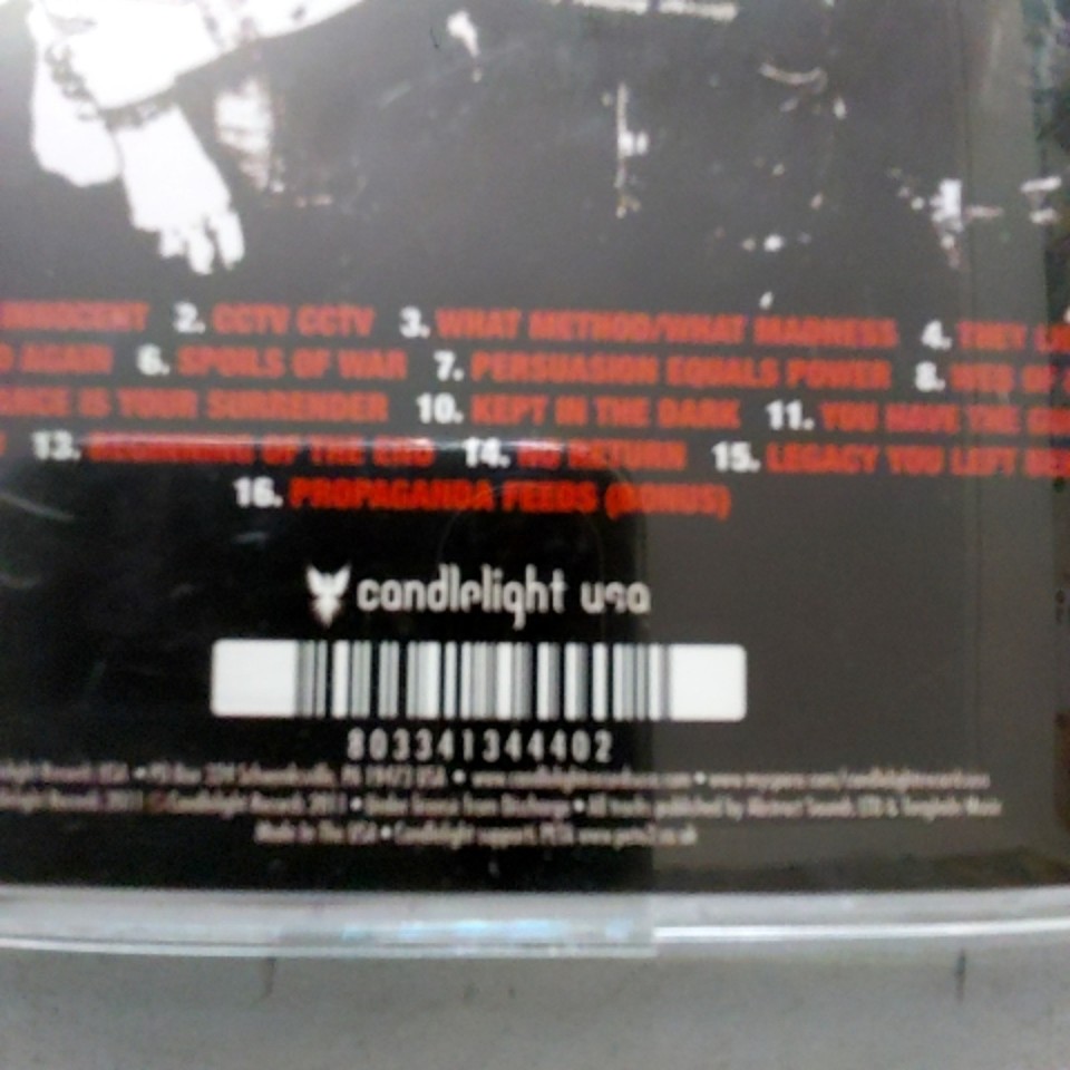 Discharge Disensitise CD 2008 Punk Rock Album Candlelight | eBay
