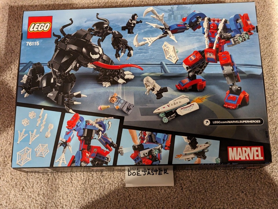 LEGO 76115 Spider Mech vs. Venom - NIB - 2019 - Marvel - Spider-Man ...