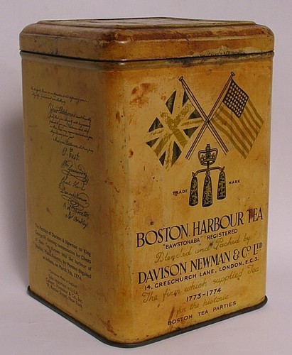 Alte Teedose der englischen Marke Boston Harbour Tea | eBay