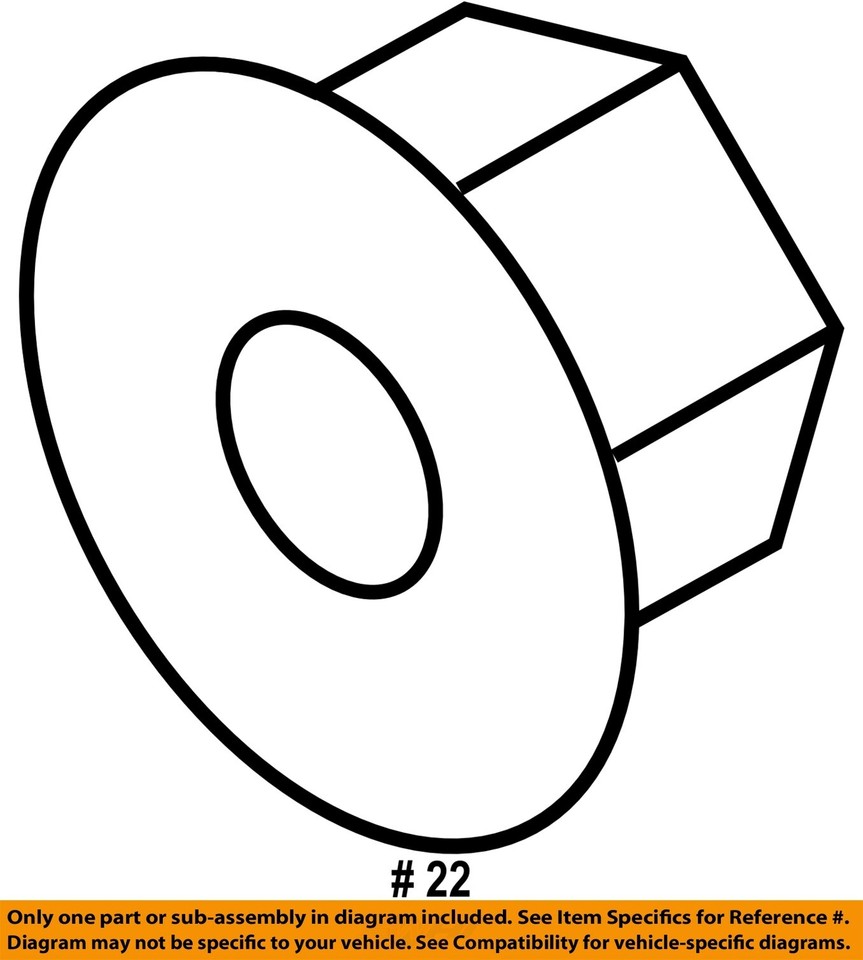 CHRYSLER OEM 14-17 200 Suspension Components-Arm Retainer Nut 6511388AA ...