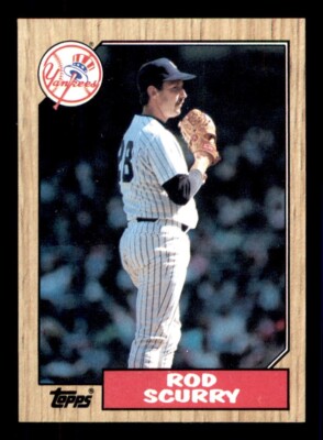 1987 Topps Baseball #665 Rod Scurry NM or better *cc1 | eBay