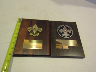 VINTAGE BOY SCOUT SCOUTING AWARD PLAQUE BSA CENTURY MEMBER & SCOUT ...