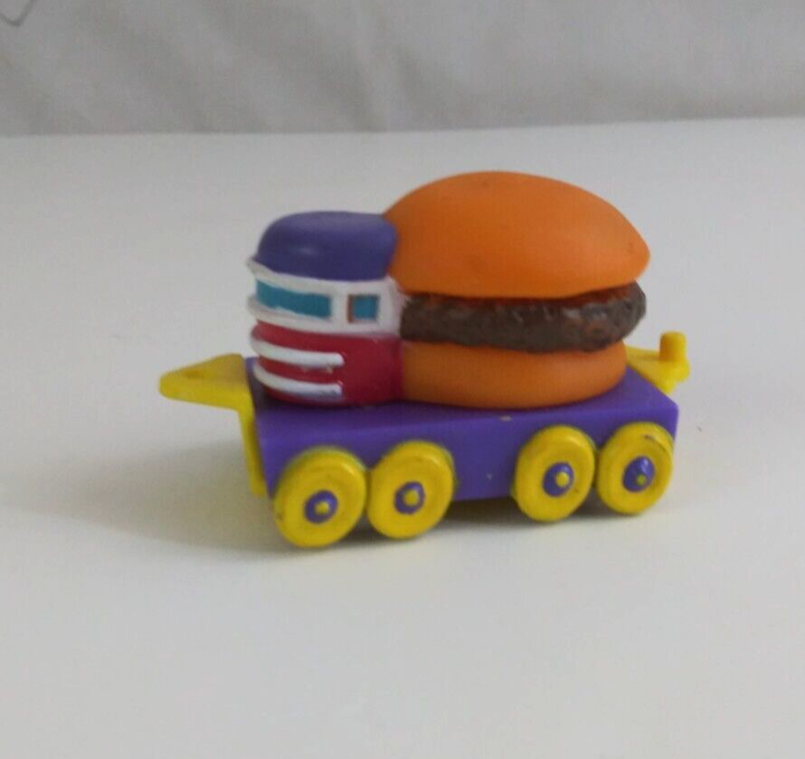 Vintage 1997 Wacky Chew Chew Hamburger Train Car Sonic Toy | eBay