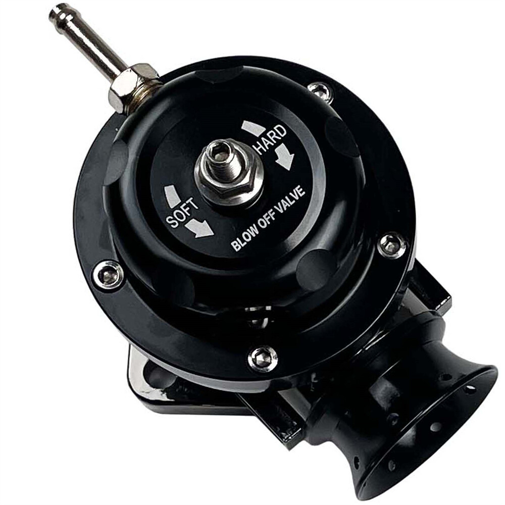 BLACK TYPE RS TURBO BOV BLOW OFF VALVE+2.5"ALUMINUM FLANGE ADAPTER PIPE ...