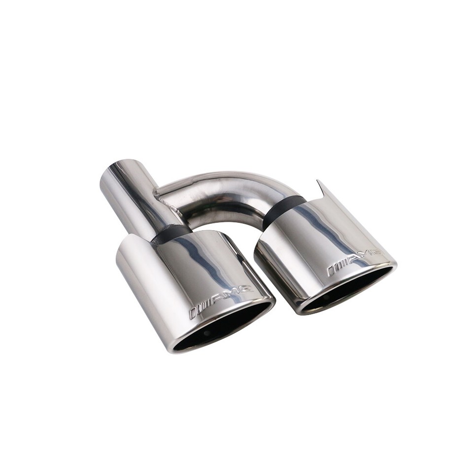 C63 Exhaust Tips AMG For C250 C300 C350 Mercedes W204 W211 C-Class ...