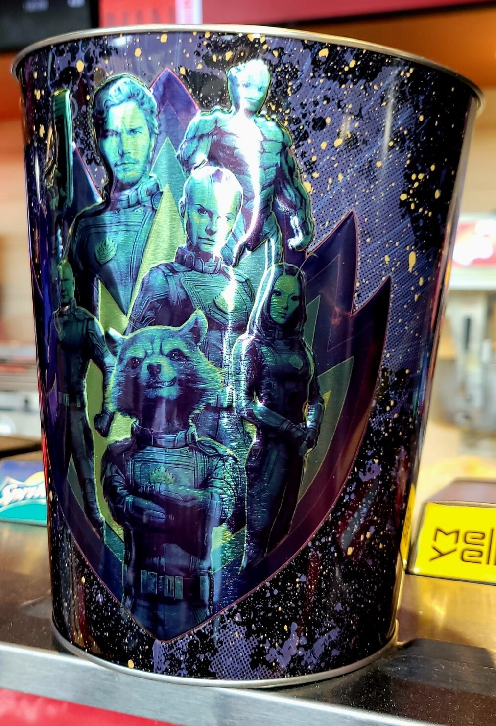 New Guardians of the Galaxy Vol 3 TIN Popcorn Bucket Tub + Surprise ...