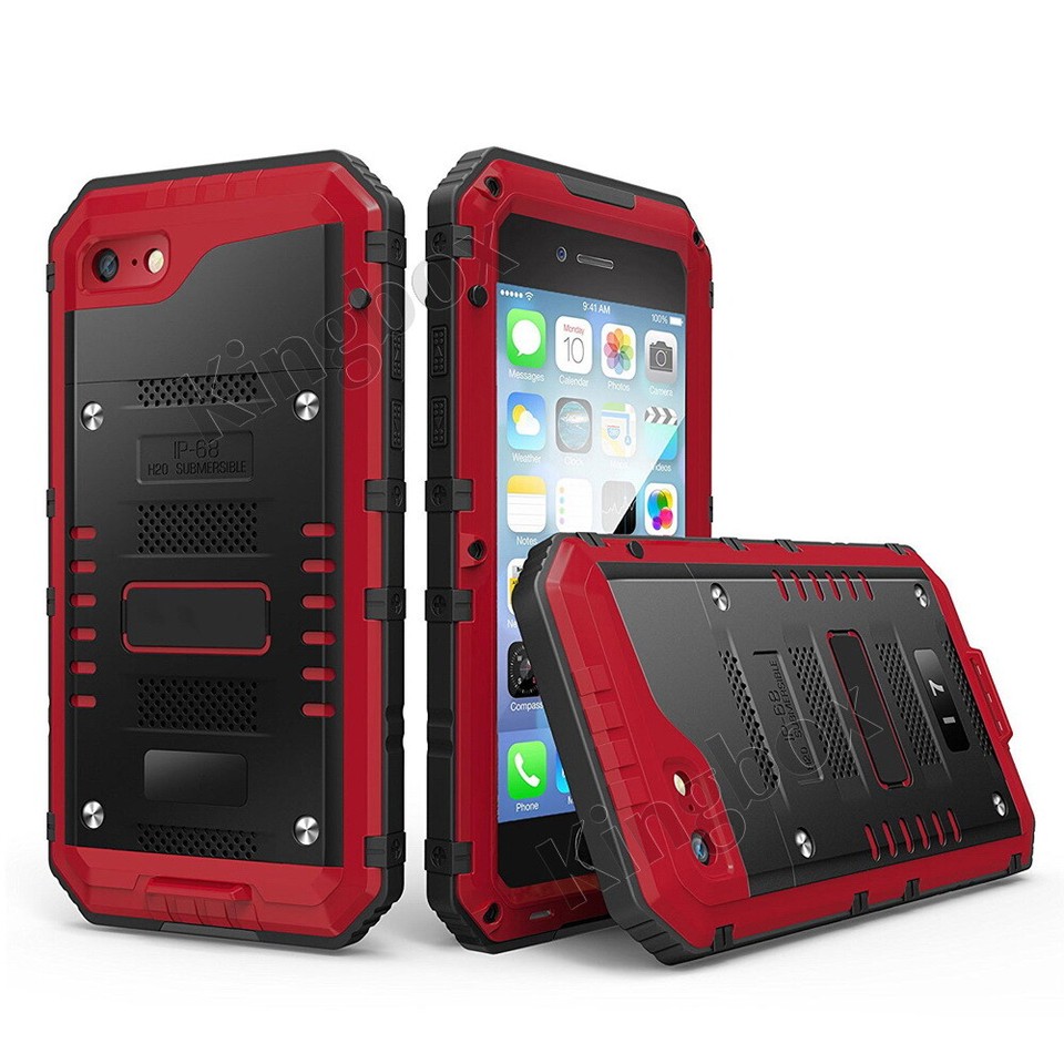 Waterproof Shockproof Aluminum Metal Case for iPhone XS XR 7 8 11 12 13 ...