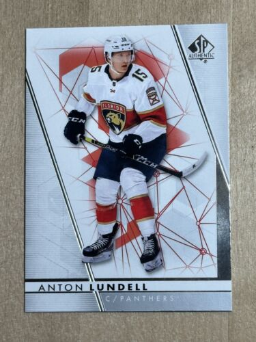 2022-2023 Florida Panthers Anton Lundell Upper Deck SP Authentic Hockey ...