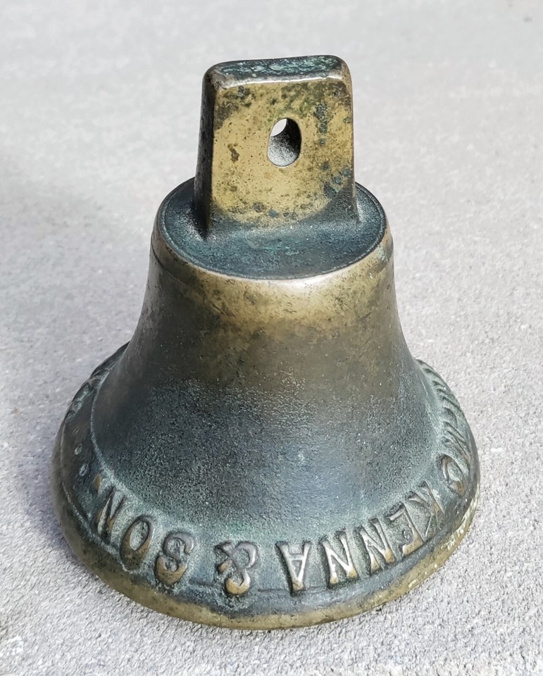 Antique Wm. McKenna & Son Bronze or Brass Horse Trolley Carriage Bell ...