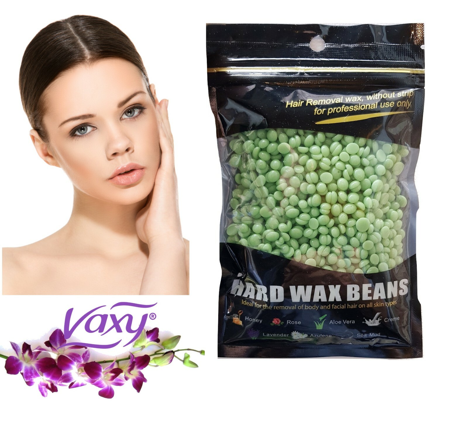 Vaxy NO STRIPS Stripless Film Hard Wax Pellet Beans Brazilian Bikini ...