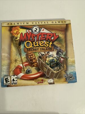 Mystery Quest Secret Island Windows XP PC CD Casual Puzzle Game by ...