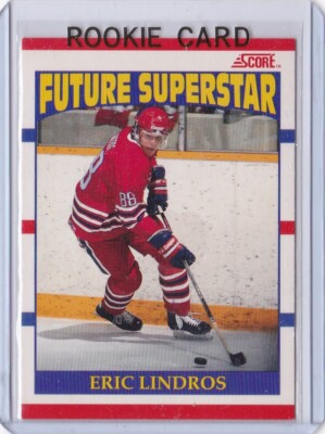 1990-91 Score Eric Lindros Rookie Card RC (Canadian Version) #440 Mint ...