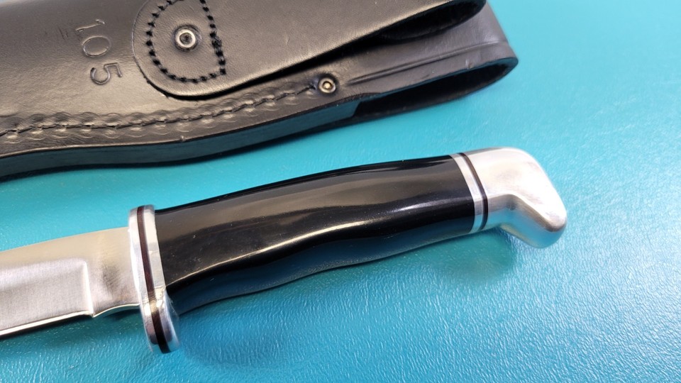 Unused Mint Buck Pathfinder Model No. 105 Hunting Knife + Sheath PRE ...