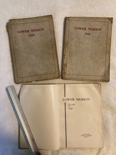 Lower Merion Senior High School Yearbook 1928, 1929 & 1930 - Ardmore ...