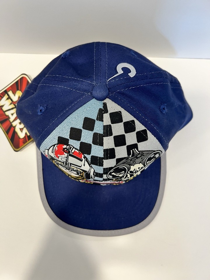 Vintage Star Wars Hat Cap Episode I Anakin Sebulba Podracing Colorblock ...