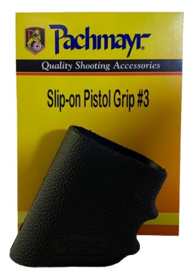 Pachmayr Gripper Universal Pistol Slip-On Grip Black | eBay